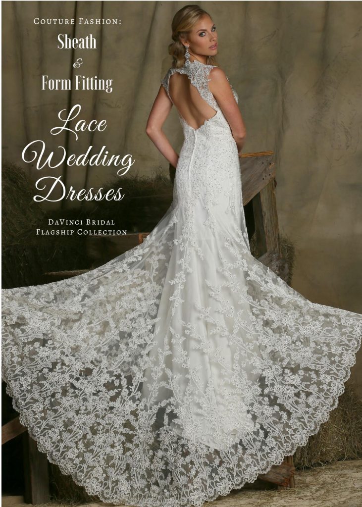 Sheath And Form Fitting Lace Wedding Dresses Davinci Bridal Blog